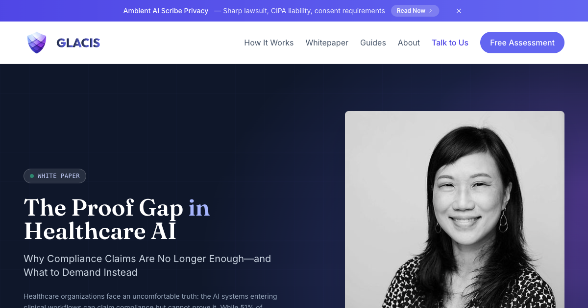 The Proof Gap in Healthcare AI — GLACIS
